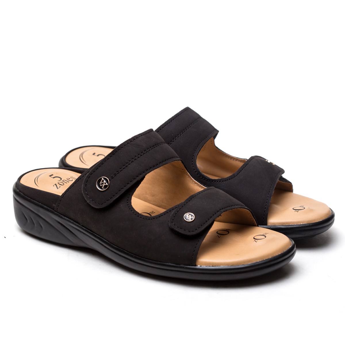 Buy VON WELLX GERMANY COMFORT ZORA BROWN SLIDES